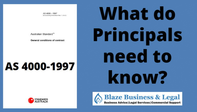 AS 4000-1997: A Guide for Principals